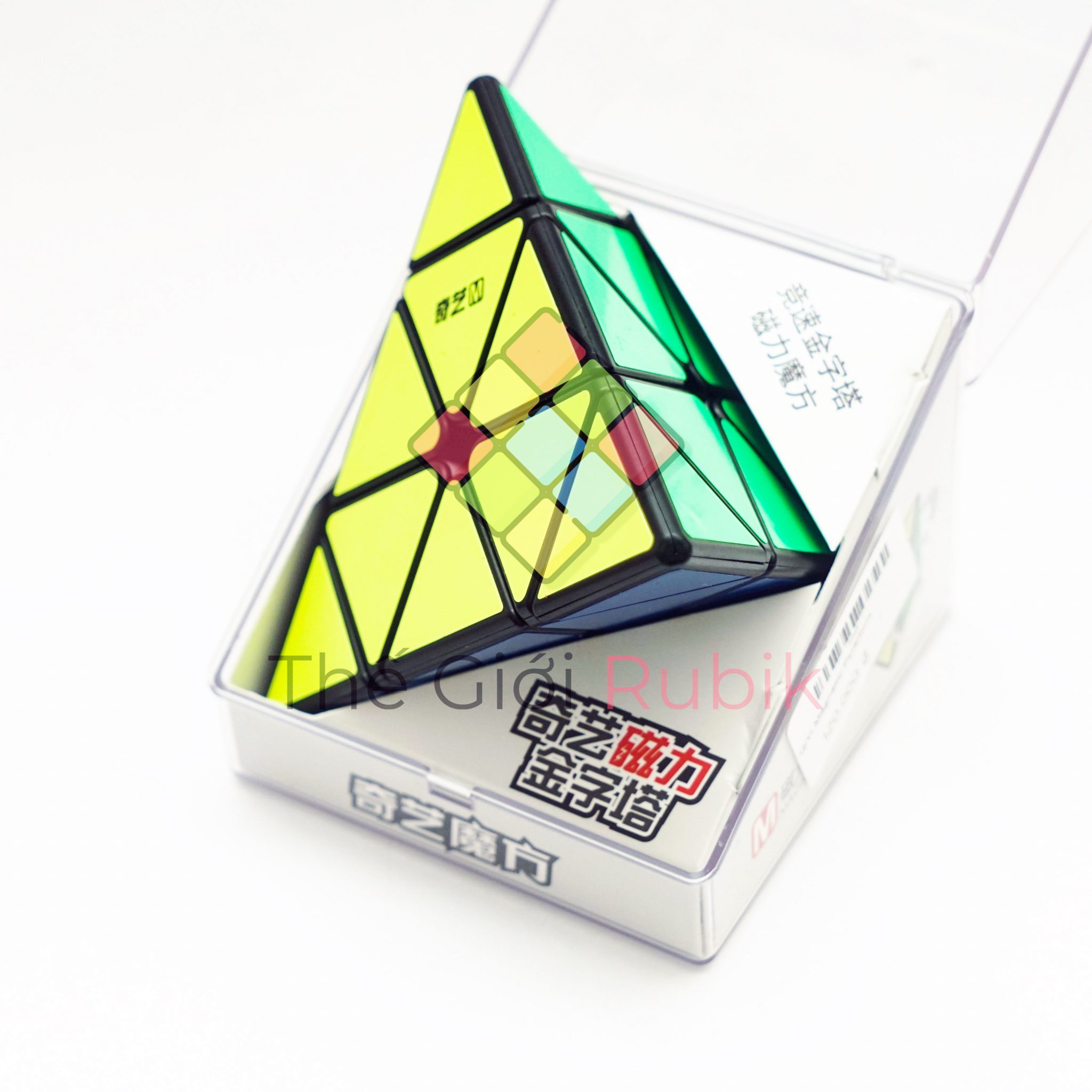 QiYi MS Pyraminx (QiYi Magnetic Pyraminx) (Black) – Thế Giới Rubik