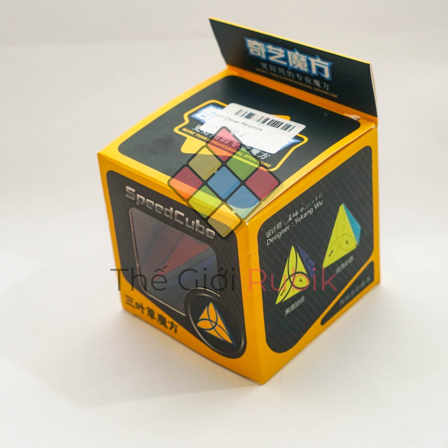 QiYi Clover Pyraminx (Black) – Thế Giới Rubik
