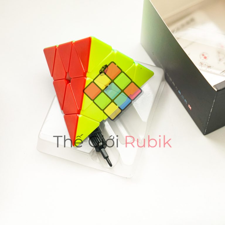 QiYi Magnetic Pyraminx (Bell) v2 (Stickerless) – Thế Giới Rubik